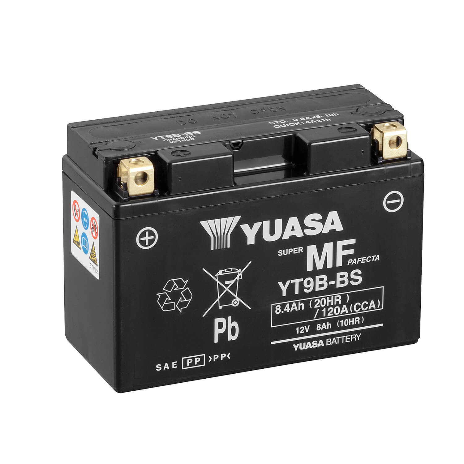 МотоАкумулятор Yuasa YT9B-BS 12V 8Ah 120A - mybike | Київ, Дніпро ...